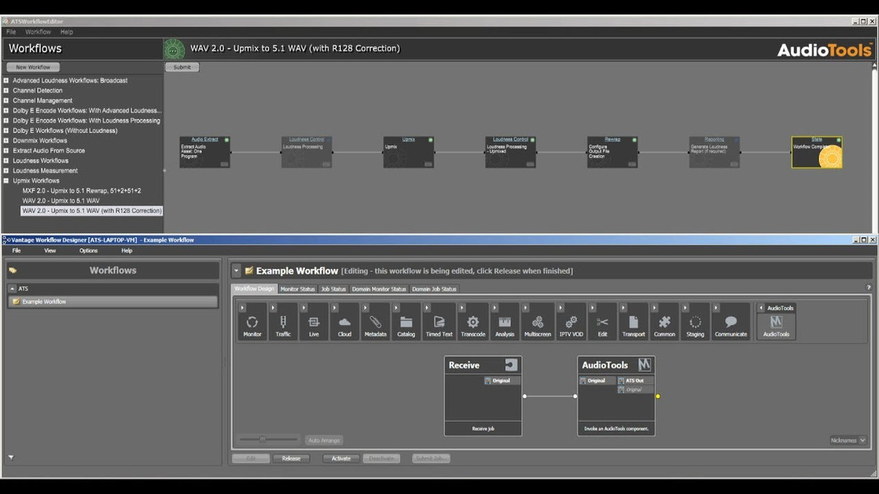 Telestream Vantage plataforma procesamiento — Atelsa